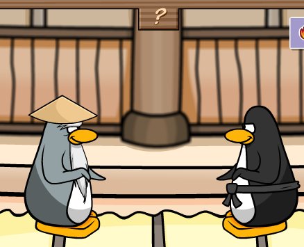 Club Penguin Sensei Card