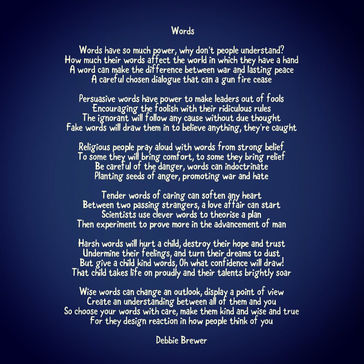 Words Can Hurt Poem