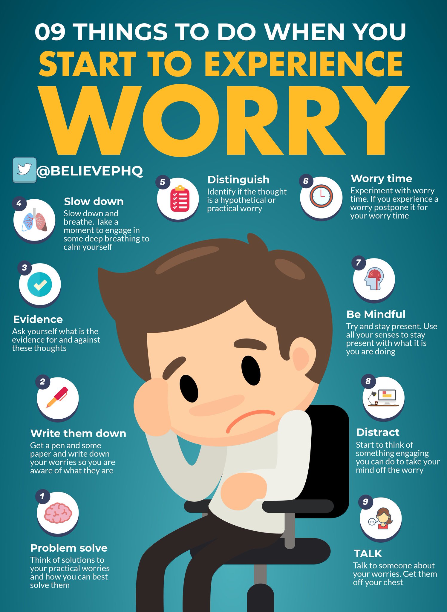 Believeperform On Twitter 9 Tips To Help You Manage Worry T