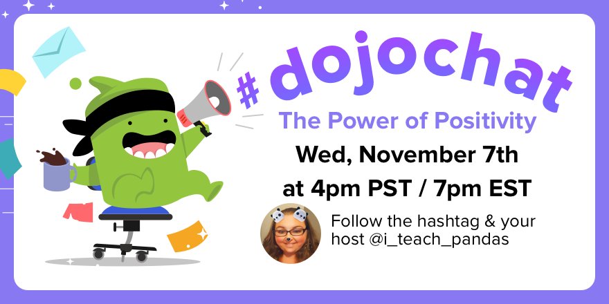 ClassDojo on Twitter: "It's #dojochat day! 🎉 RT to remind your teacher BFF because this will be ...