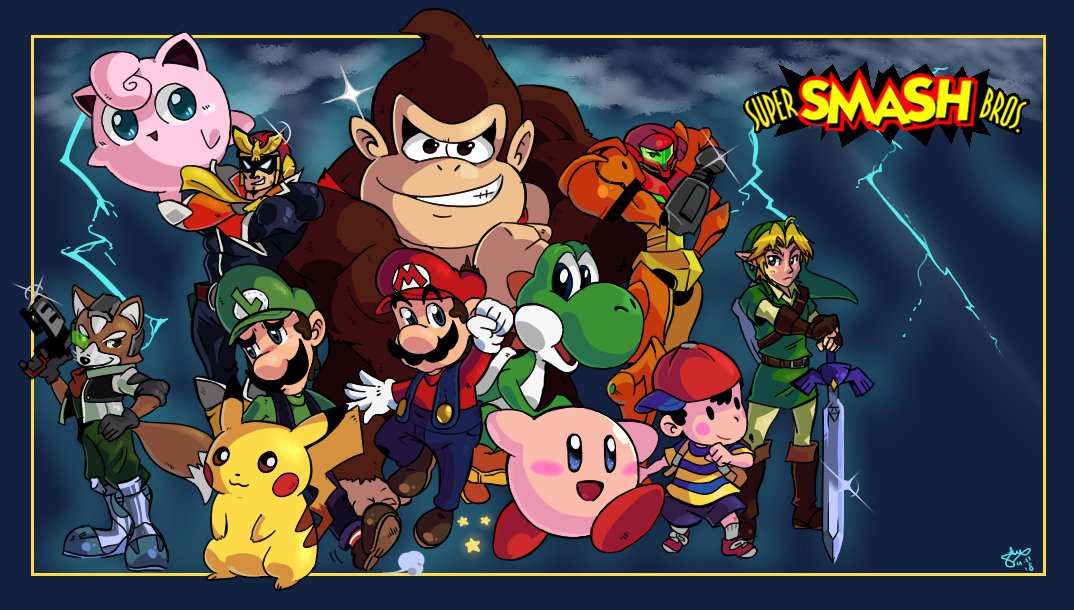 Super Smash Bros 64 Background