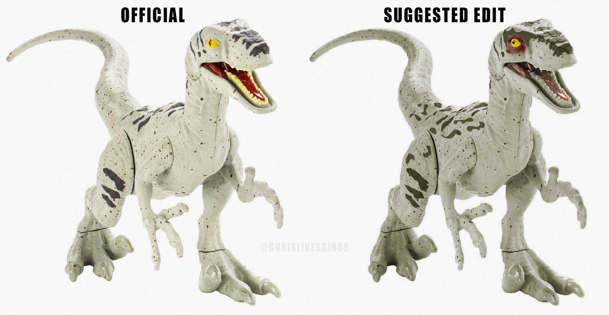 Jurassic Park 3 Velociraptor Female Toy