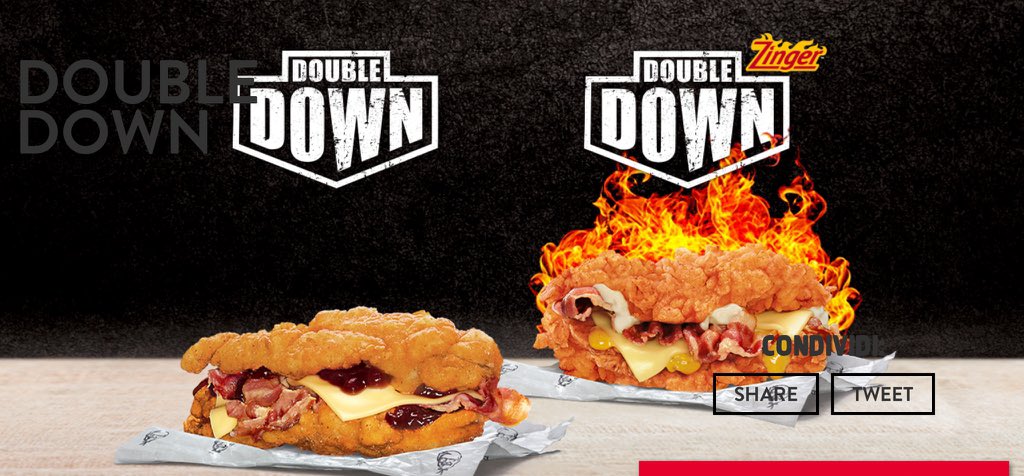 Doubledown Kfc Cheeseburger