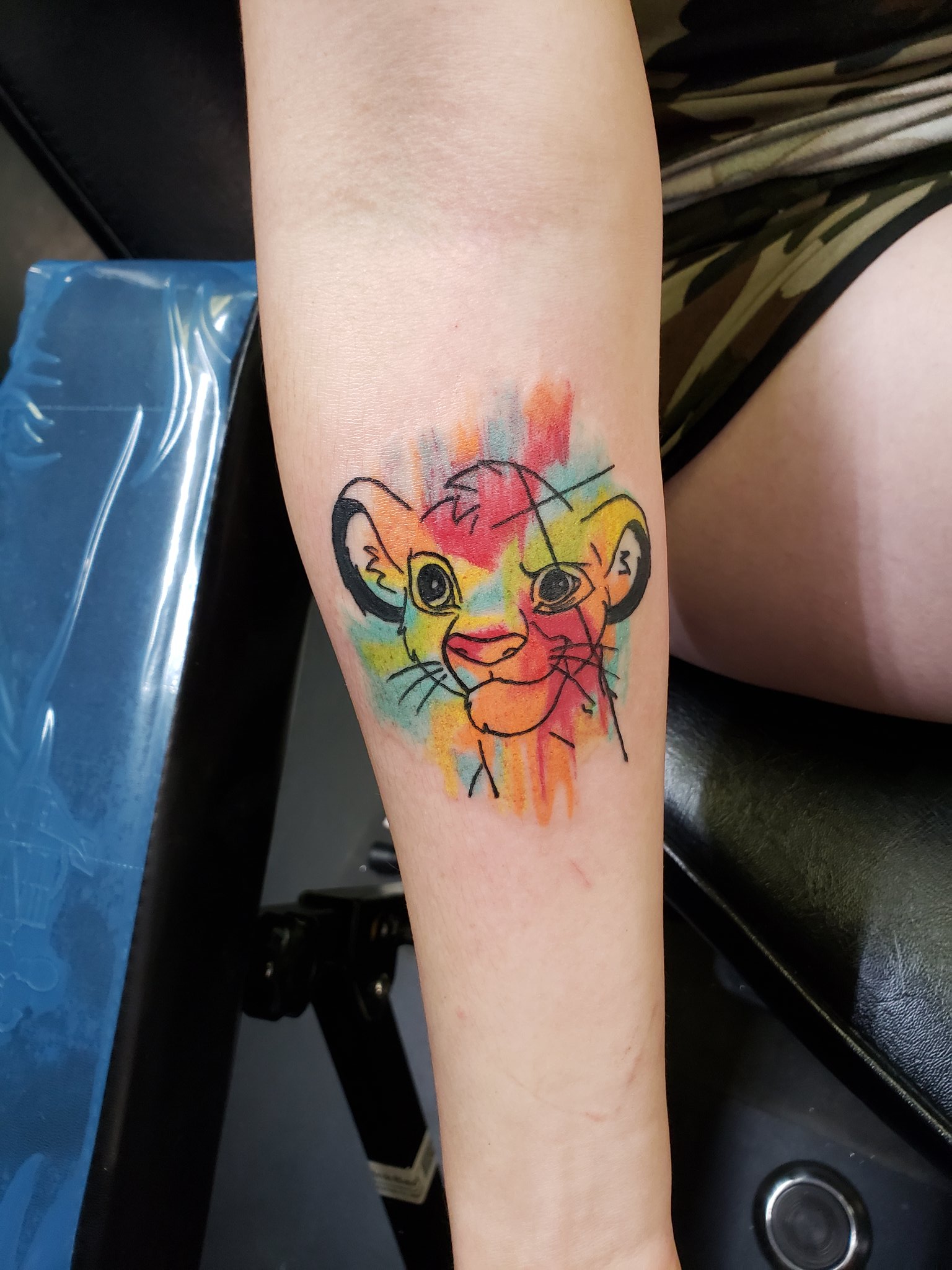 Blue Simba Tattoos Tattoosday (A Tattoo Blog): Risa Denenberg, Two