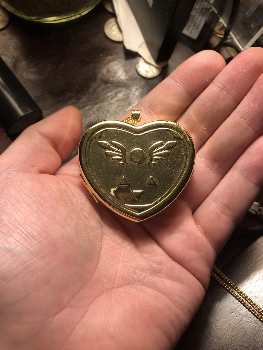 Undertale Limited Edition Heart Shaped 14K Gold Musical Locket Necklace ...