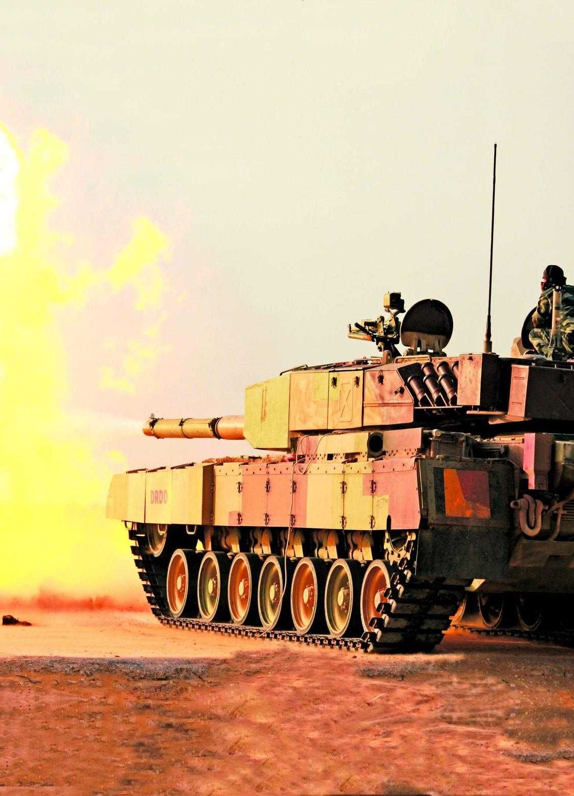 Indian Army Tank Firing