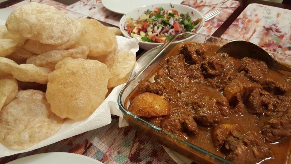 Mutton Kasha With Luchi