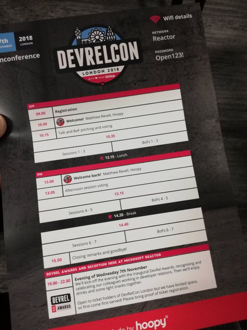 DevRelCon London 2018 - Togetter