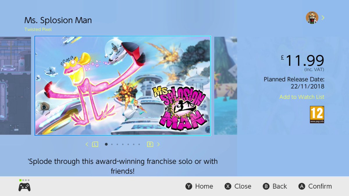 Ms. Splosion Man is coming to Switch eShop on Nov. 22 | ResetEra