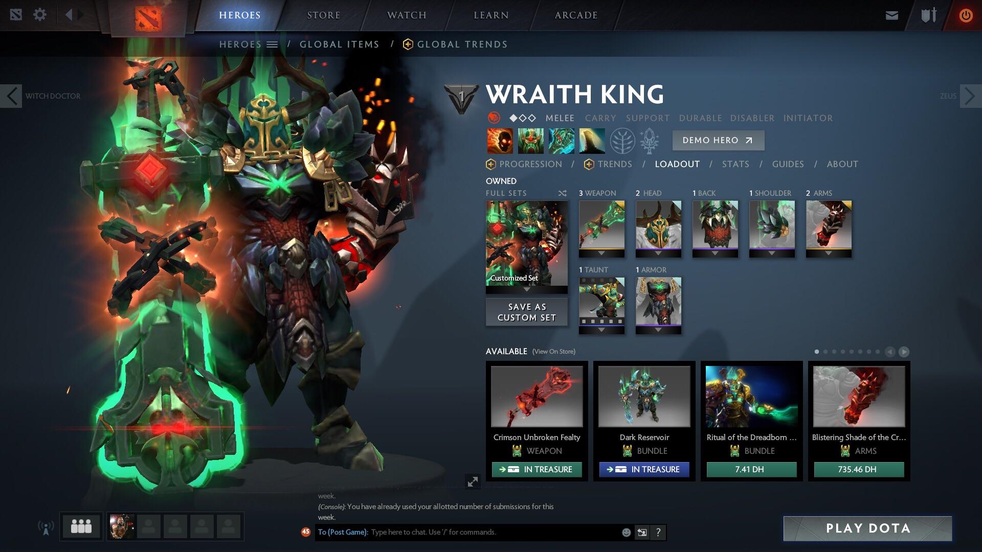 Dota 1 Wraith King