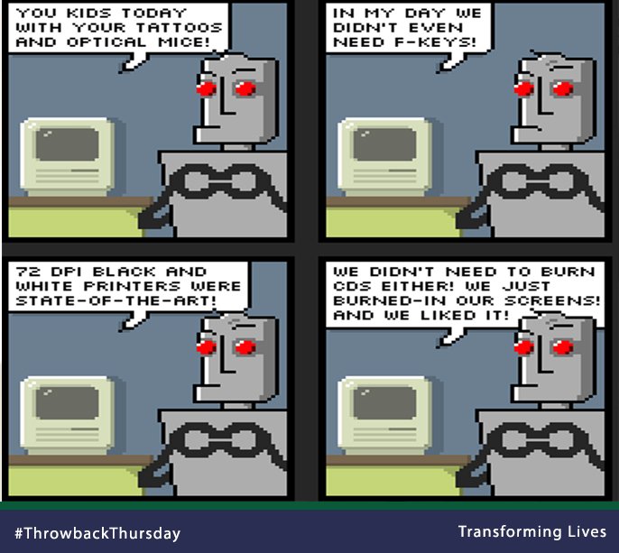 Throwback Thursday Technology
