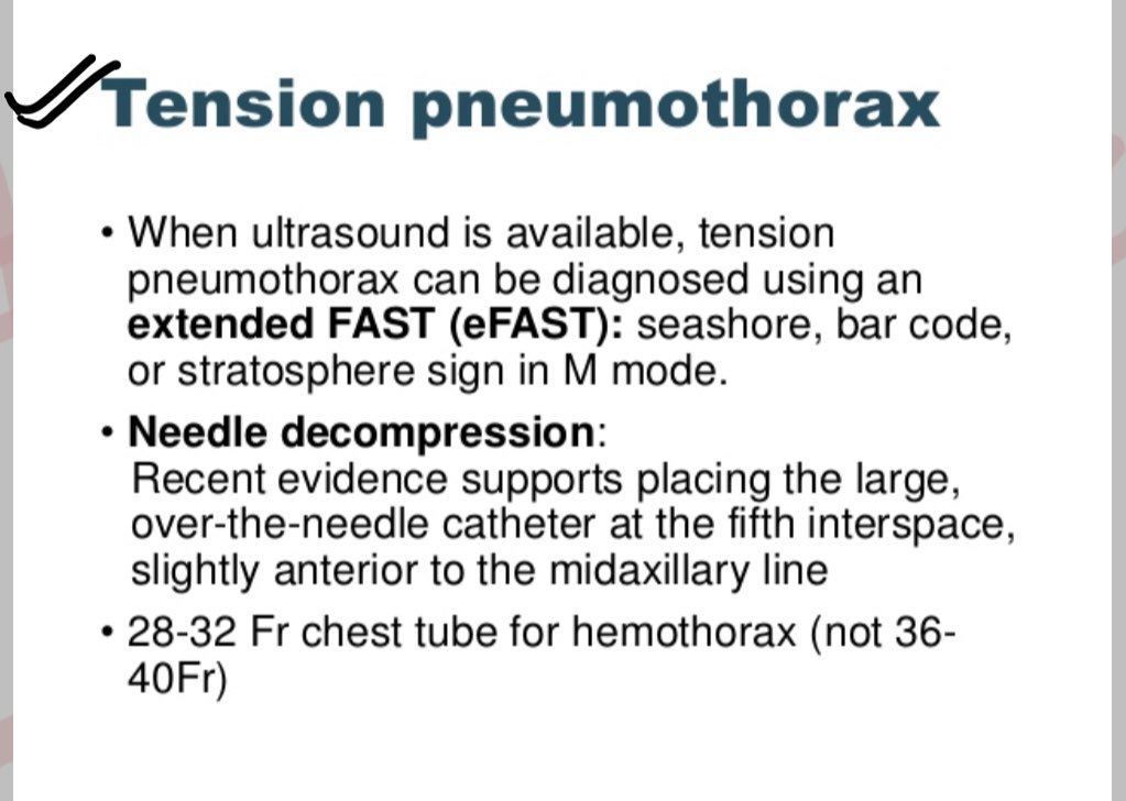 Tension Pneumothorax Needle Decompression