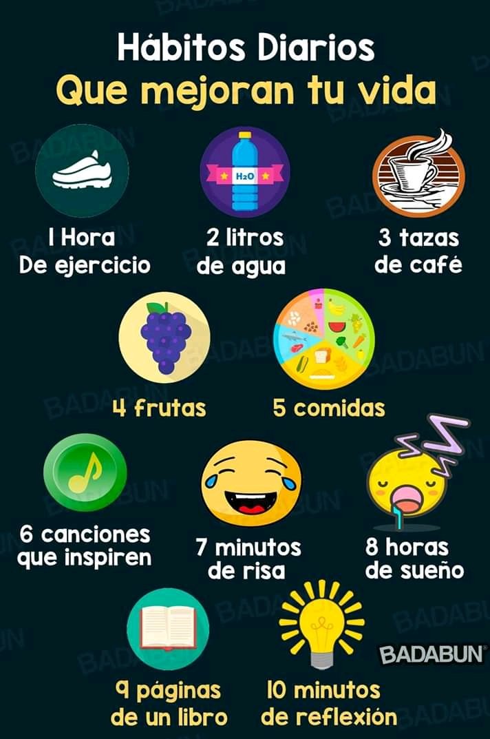 Área de SST Unicauca on Twitter: "Hábitos diarios que mejoran tu vida 😀 #vidasana #saludlaboral ...