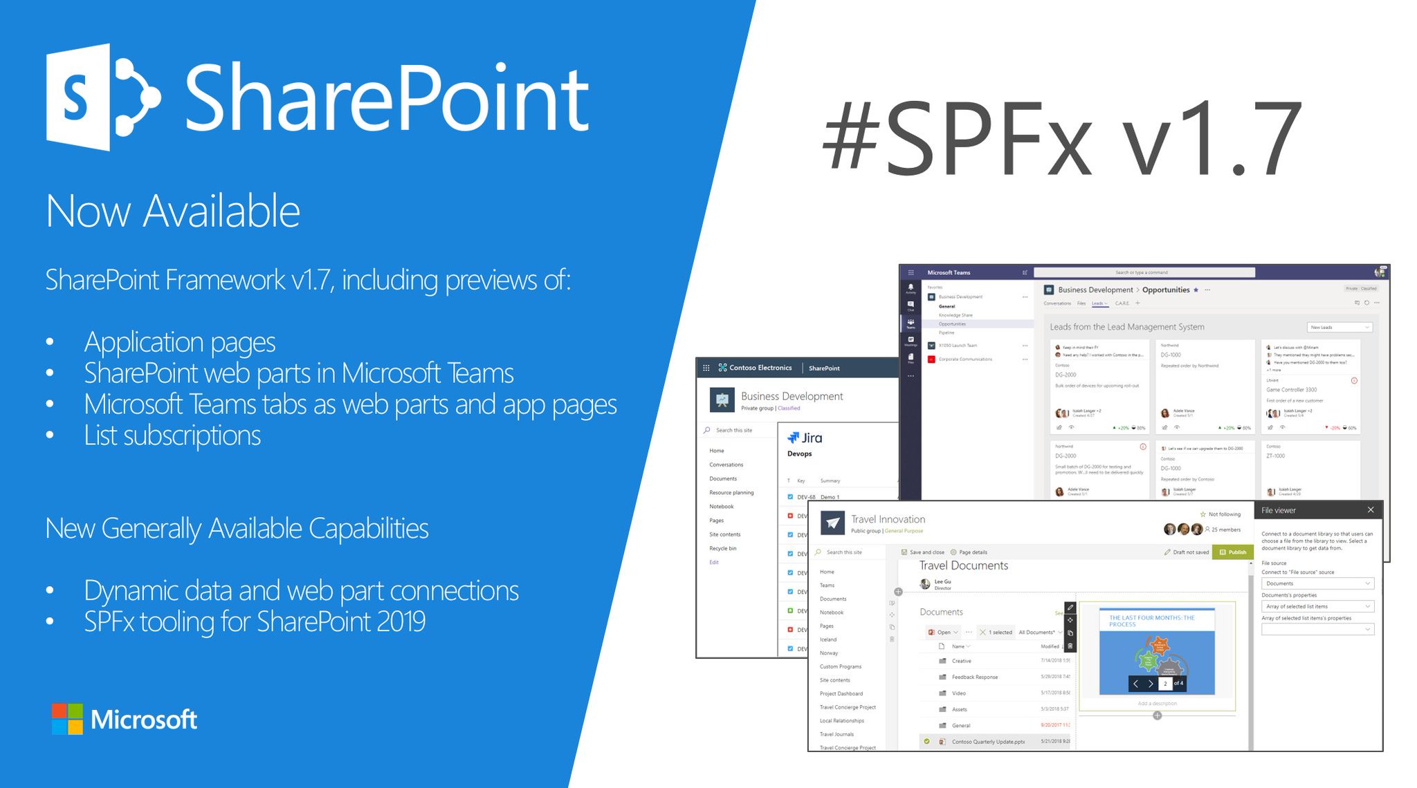 Microsoft 365 Developer On Twitter New Spfx Capabilities Available In Preview With Spfx V17