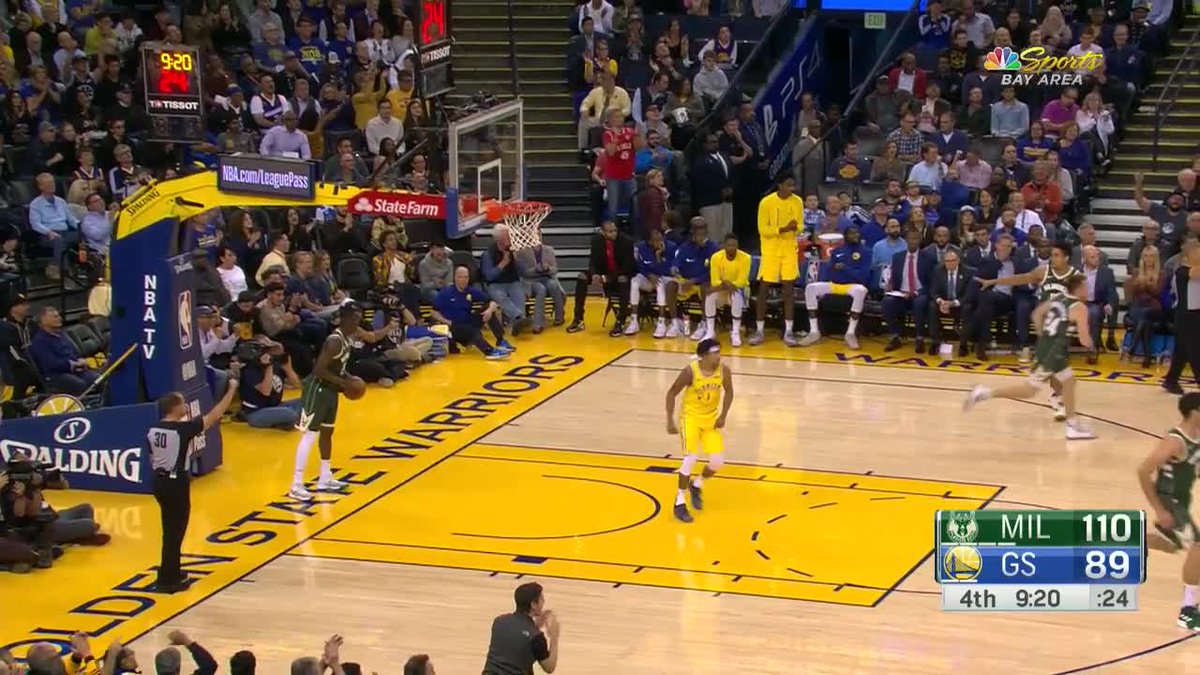 2018-19 NBA Game 12 GSW vs MIL (2ページ目) - Togetter
