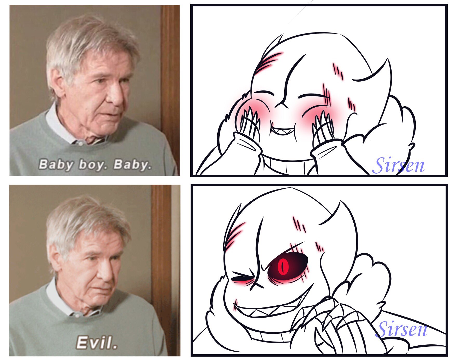 Villain Baby Memes Cute Funny Character Baby Monster With Funny Smile