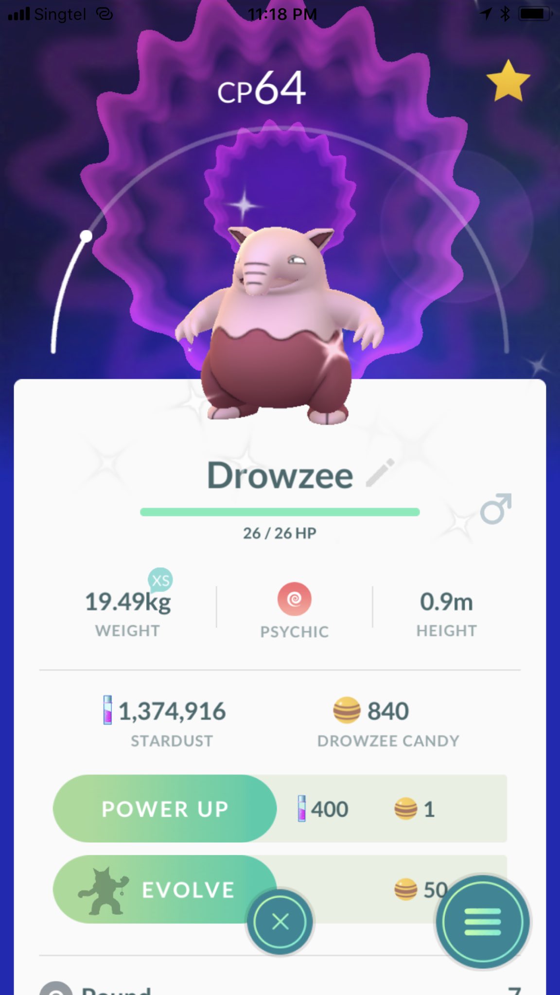 AqRSiren TL40x2 on Twitter: "Haven’t seen a drowzee in ages but clicked on one and got this non ...