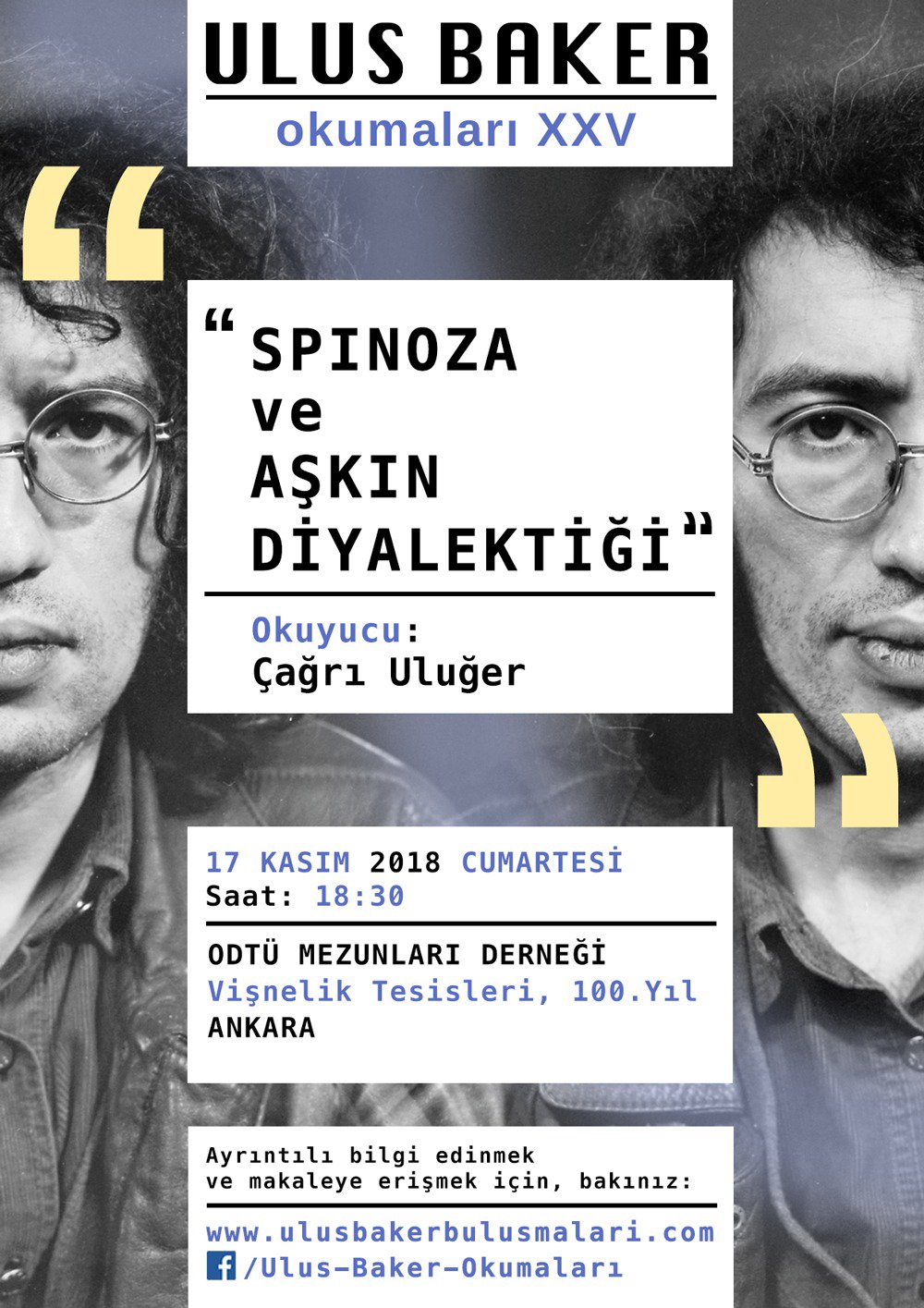 ODTÜ MD on Twitter: "Ulus Baker Okumaları: “Spinoza ve Aşkın Diyalektiği” https://t.co ...