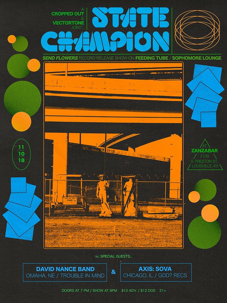 Zanzabar on Twitter: "TONIGHT! STATE CHAMPION Album Release Show with David Nance Band Axis ...