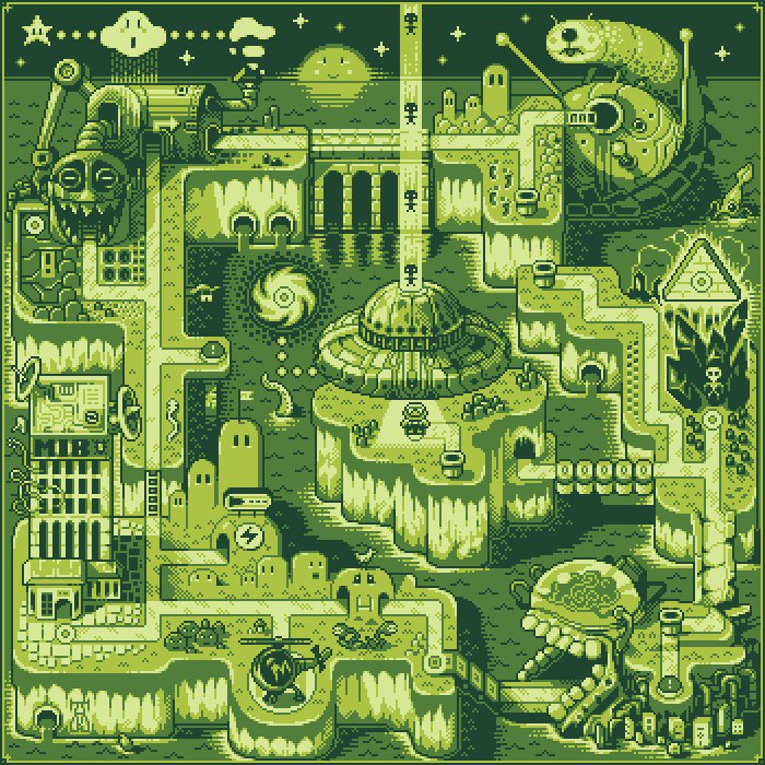 Super Mario UFO Land by Andy Little : r/PixelArt