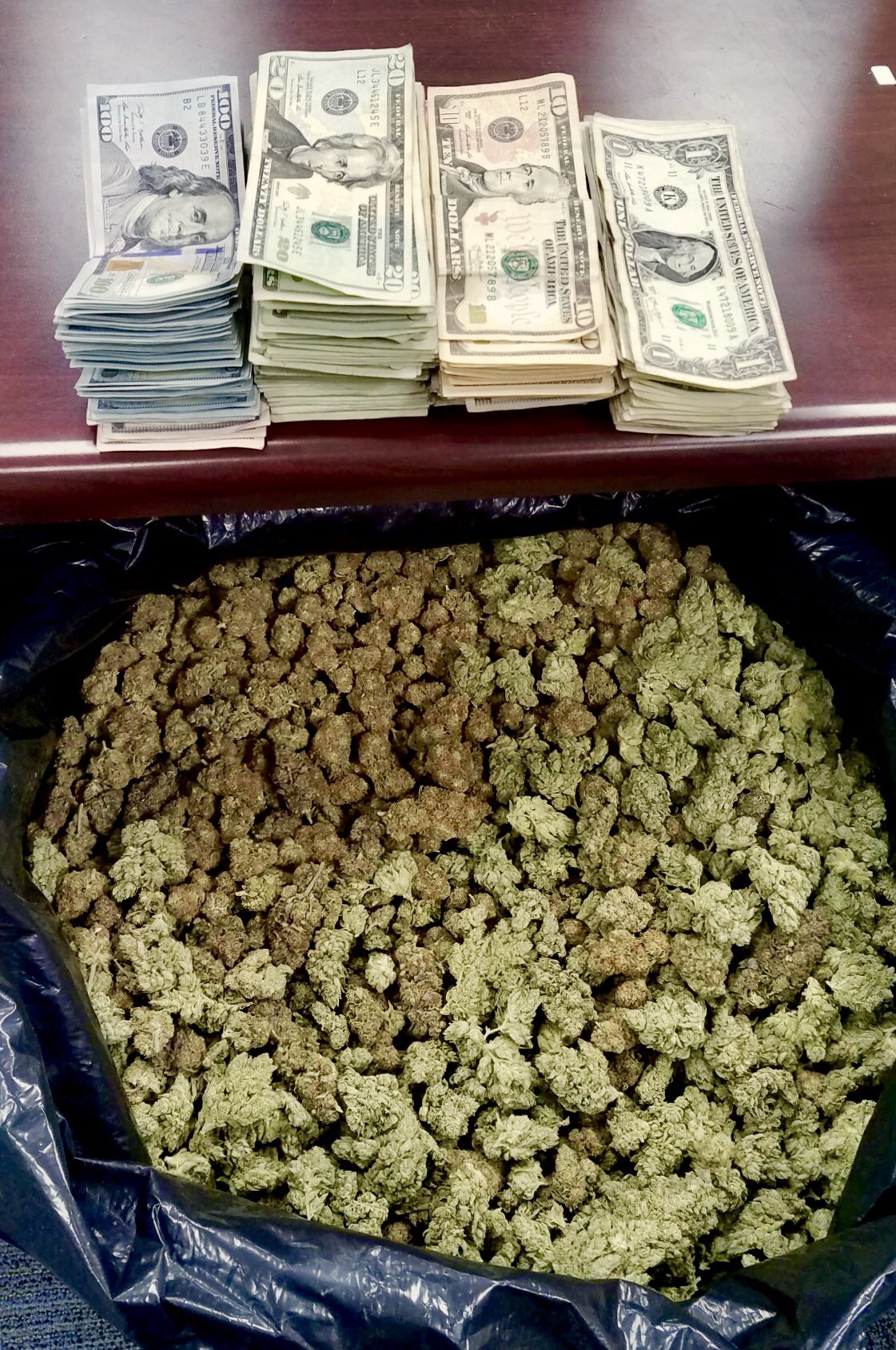 Pounds Of Weed And Money