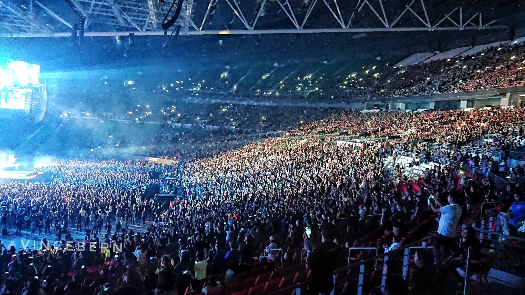 Arena Concert Crowd