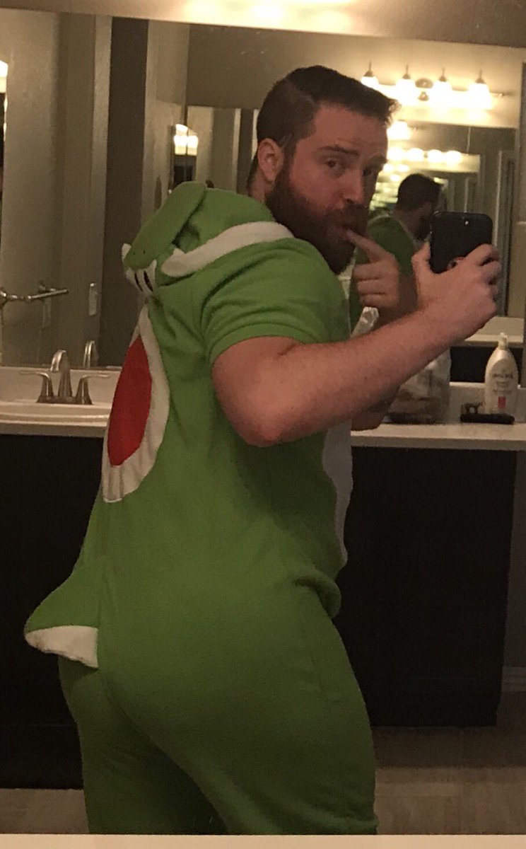 Homemade Yoshi Costume