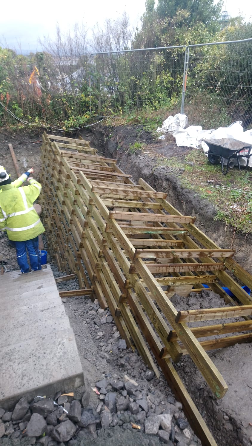 Retaining Wall Wooden Crib Timber Crib Retaining Wall Timbalok