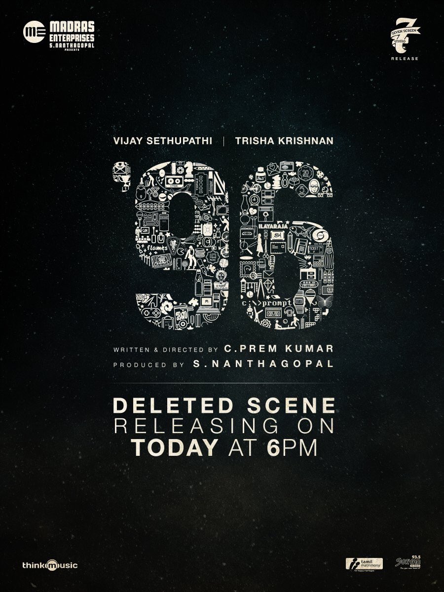 Madras Enterprises on Twitter: "#96DeletedScene Deleted Scene from #96TheMovie Arrives Today at ...
