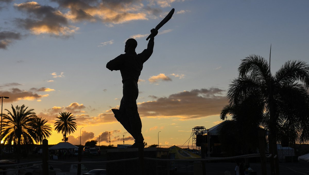 A statue of Viv Richards at the Sir Vivian Richards Stadium in Antigua ... A statue of Viv Richards at the Sir Vivian Richards Stadium in Antigua ...