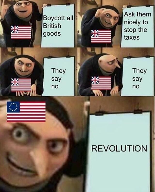 American Revolutionary War Memes