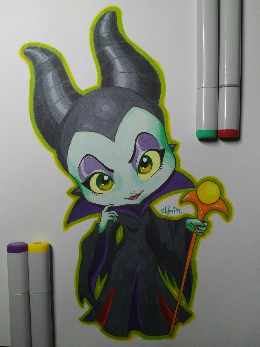 Cute Maleficent Cartoon