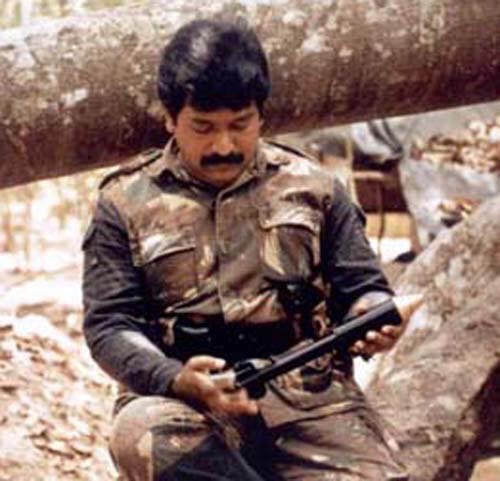 Velupillai Prabhakaran With Gun