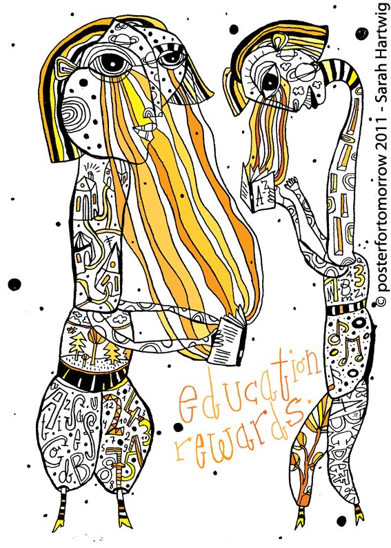 Importance Of Education Drawing