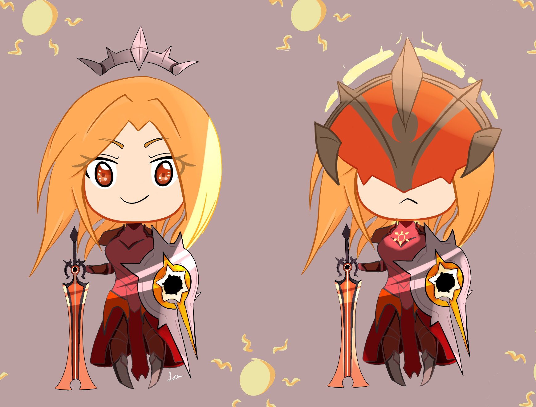 Leona League Of Legends Chibi