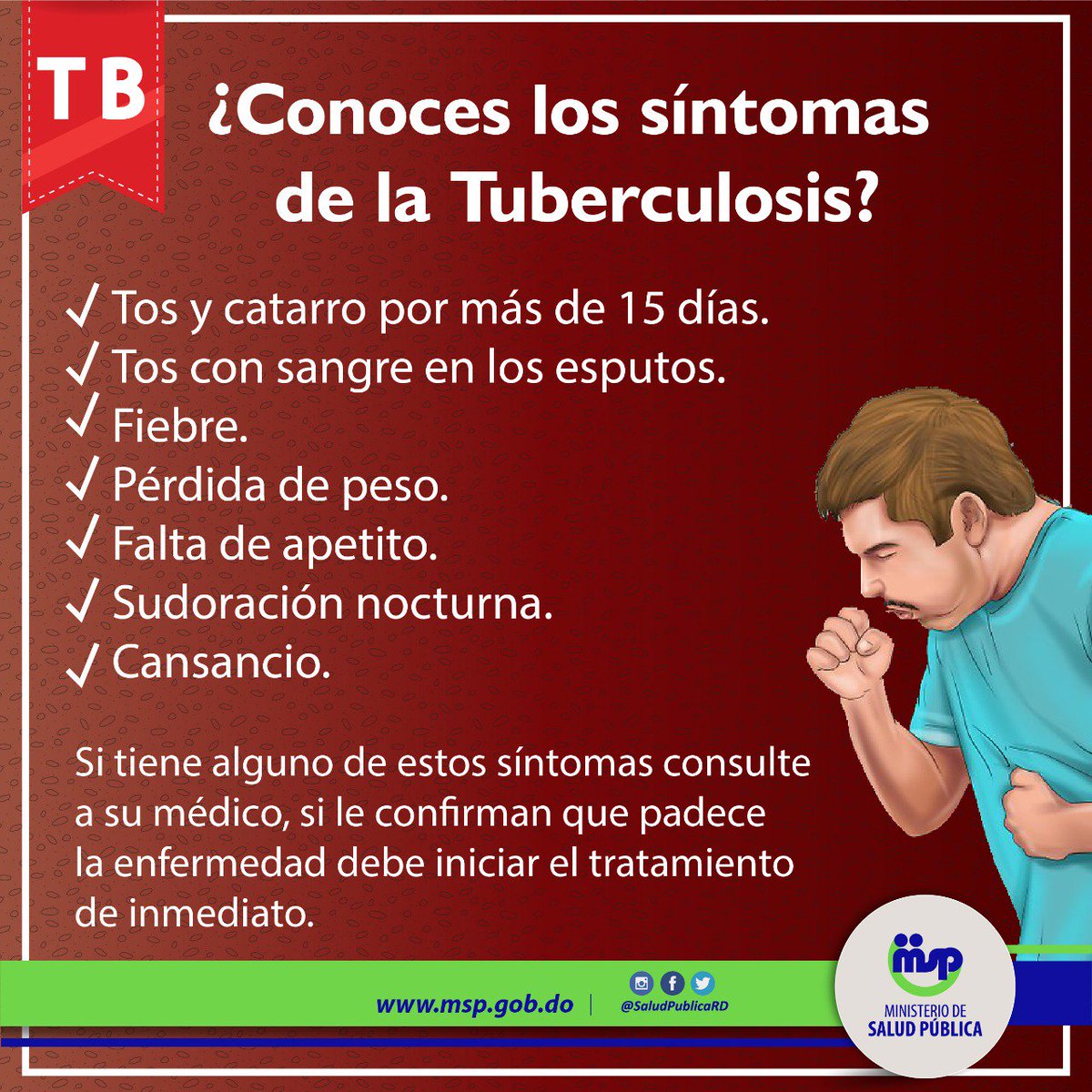 ¿Conoces los síntomas de la Tuberculosis? Todos juntos pondremos fin a ...