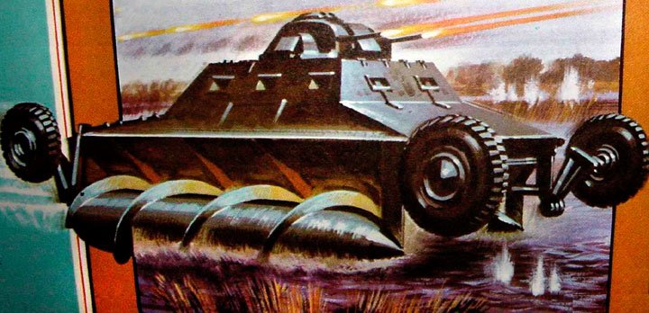 Screw Propelled Vehicle