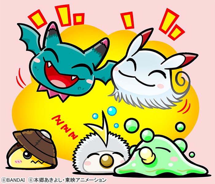 Erismon's first baby form, Pusumon randomly shows up from Bandai's ...