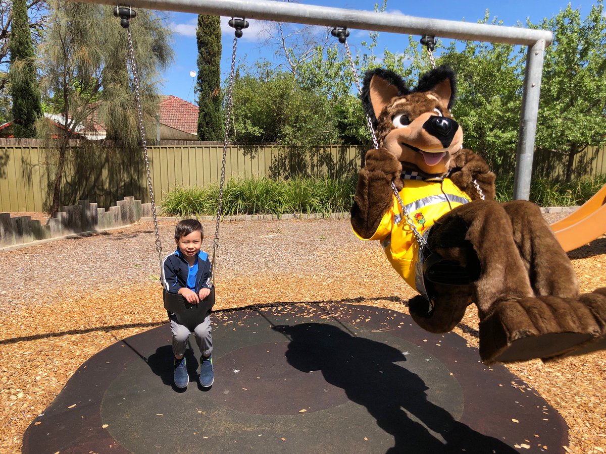 Have you spied a giant dog in company with SAPOL officers and local ...