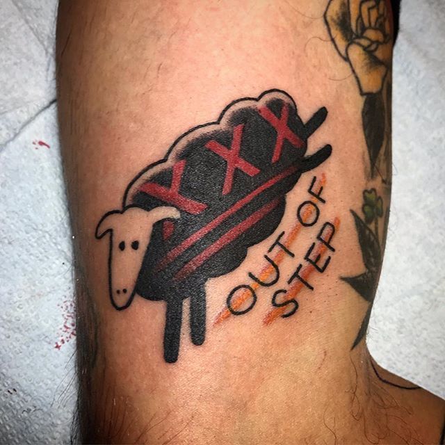 Minor Threat Out Of Step Tattoo