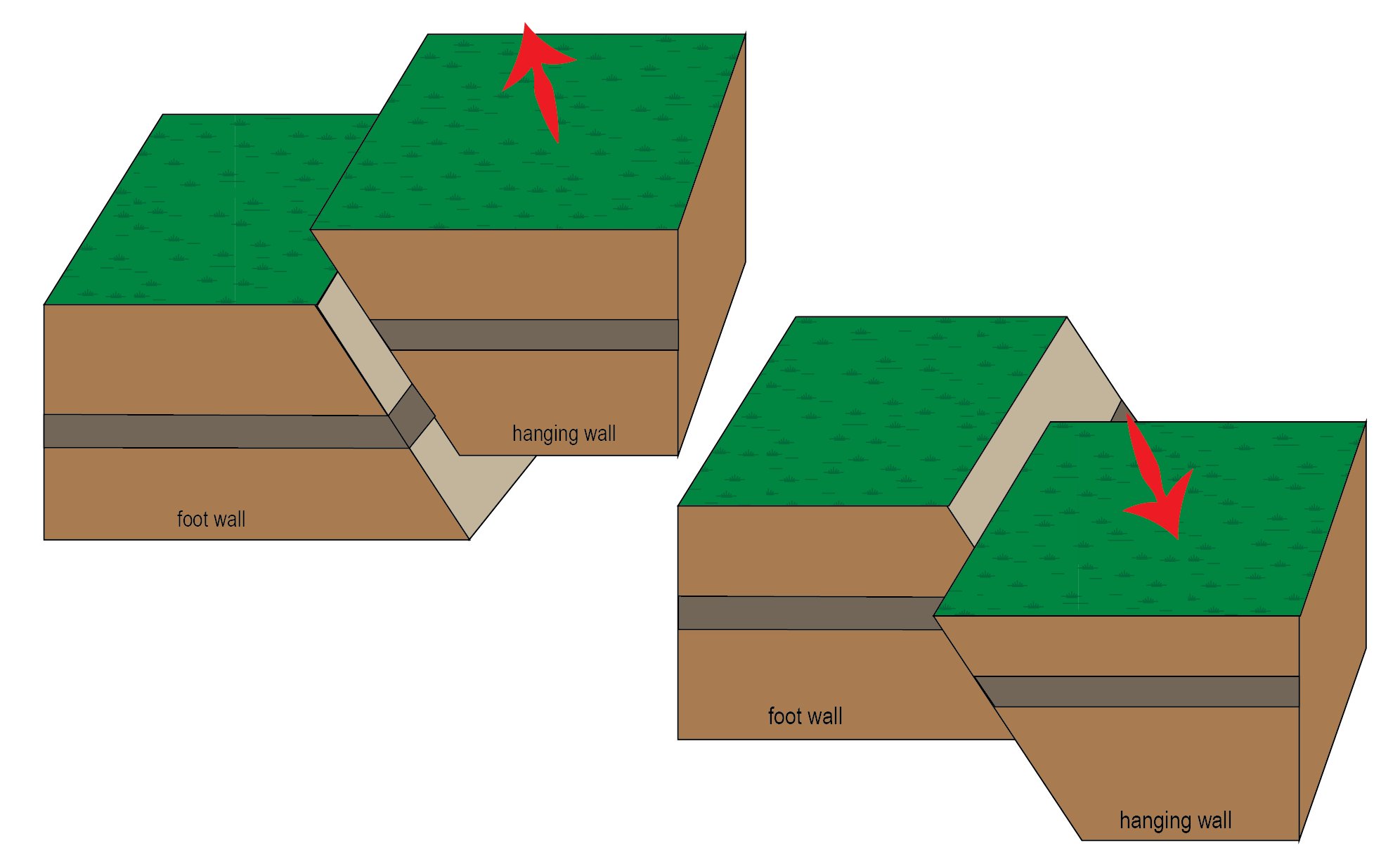 Dip Slip Fault