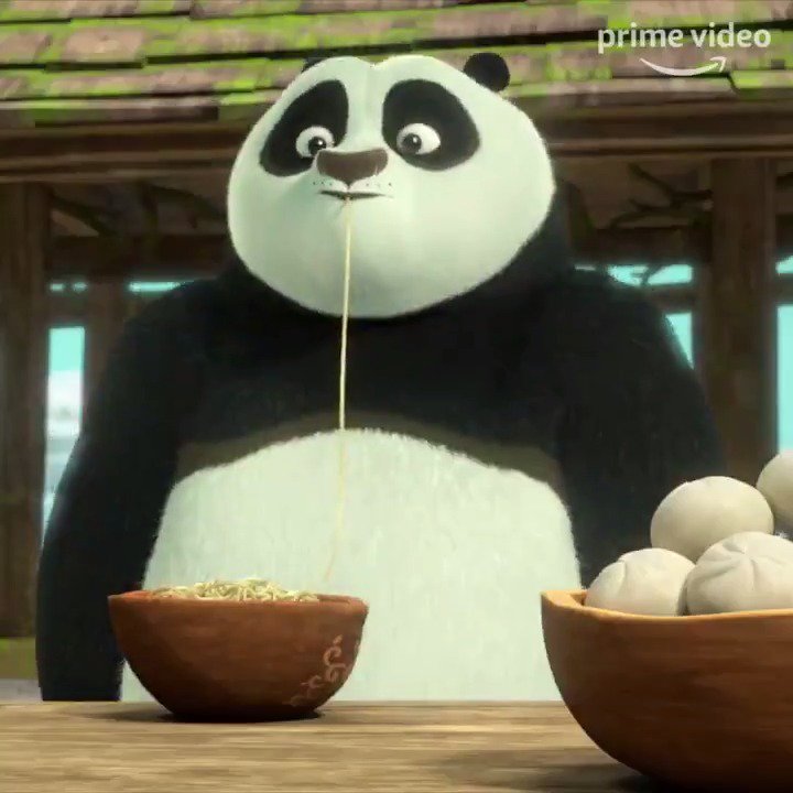 Kung Fu Panda Eating