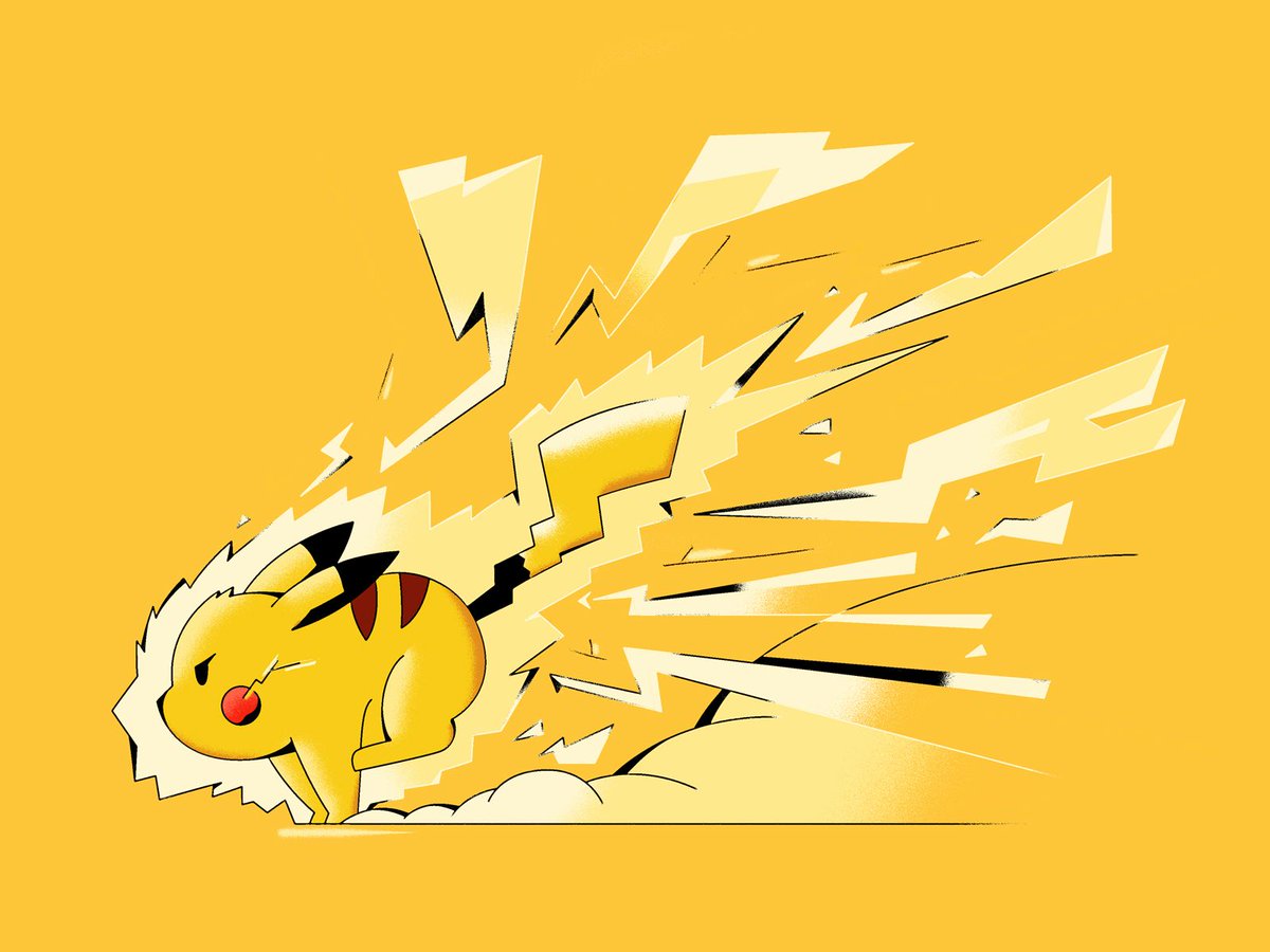 Pokemon Pikachu Thunderbolt