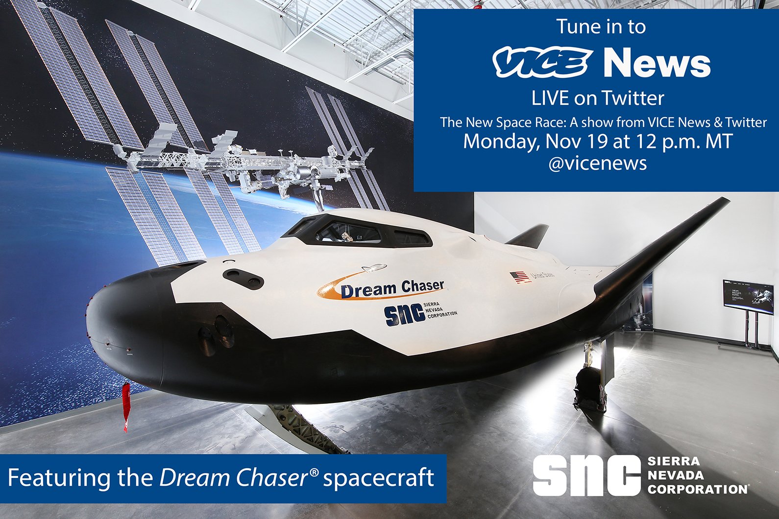 Dream Chaser Spacecraft Display Model