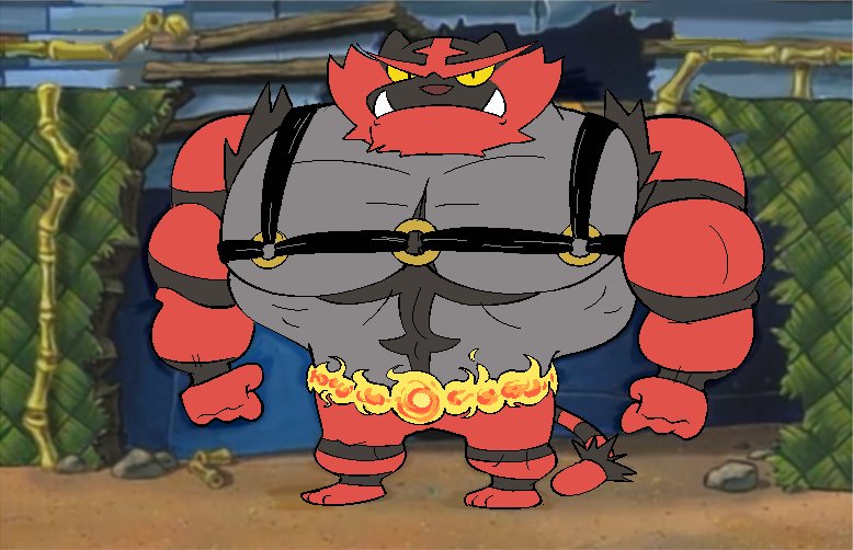 Incineroar brought the real contestant | Know Your Meme
