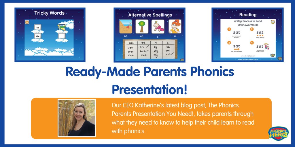 Phonics Hero on Twitter: "Have you got a parents ‘phonics presentation ...