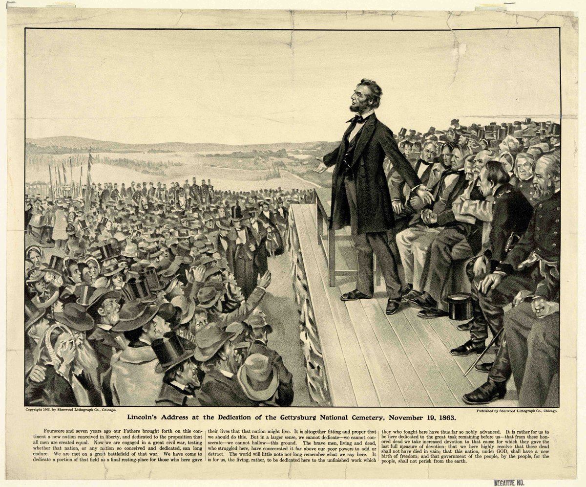 On this day in 1863, Abraham Lincoln famously delivered the Gettysburg ...