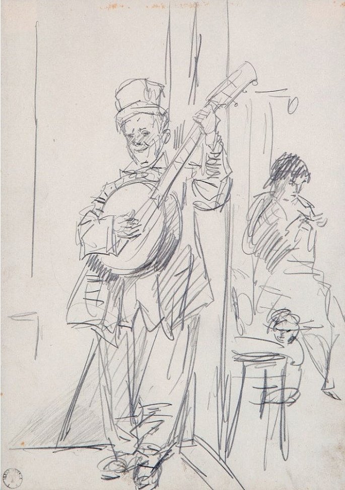 「Isaac Israëls (1865–1934), drawings 」Thomas Ragonの漫画