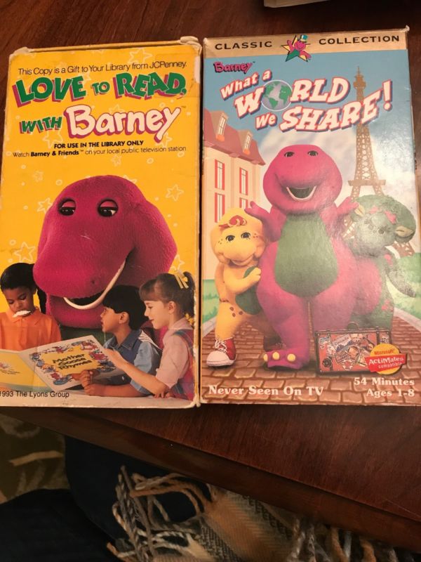Barney What A World We Share Vhs