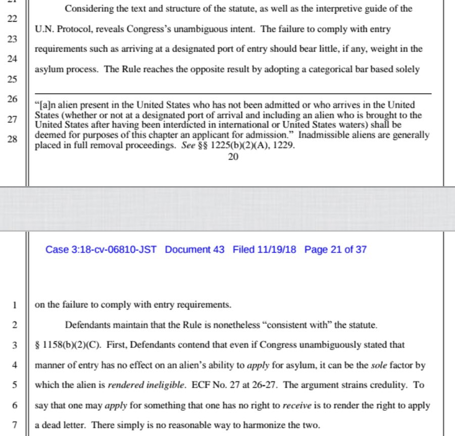 Thread by @chrisgeidner: "BIG —> “The argument strains credulity ...
